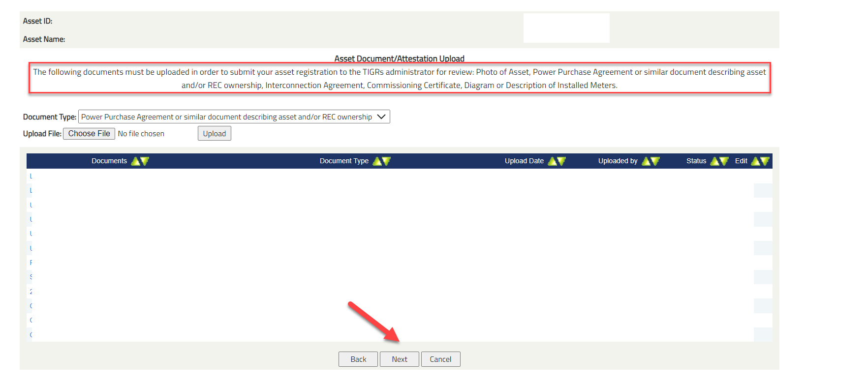 Registering An Aggregated Asset – TIGRs